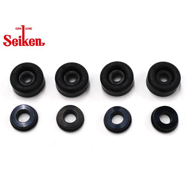 Seiken セイケン カップキットホイールシリンダーのオーバーホールキットです。●ゴムカップは摺動によって消耗劣化したり、スラッジによって傷みます。●摩耗すると十分に液圧が保持できず、ノーブレーキになる恐れが あります。定期交換をお勧めし...