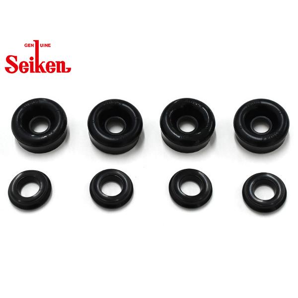 Seiken セイケン カップキットホイールシリンダーのオーバーホールキットです。●ゴムカップは摺動によって消耗劣化したり、スラッジによって傷みます。●摩耗すると十分に液圧が保持できず、ノーブレーキになる恐れが あります。定期交換をお勧めし...