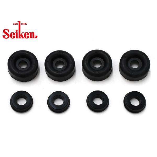 Seiken セイケン カップキットホイールシリンダーのオーバーホールキットです。●ゴムカップは摺動によって消耗劣化したり、スラッジによって傷みます。●摩耗すると十分に液圧が保持できず、ノーブレーキになる恐れが あります。定期交換をお勧めし...