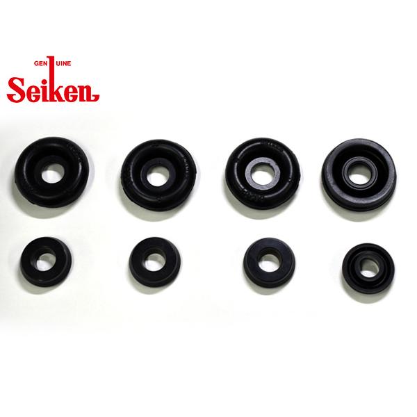 Seiken セイケン カップキットホイールシリンダーのオーバーホールキットです。●ゴムカップは摺動によって消耗劣化したり、スラッジによって傷みます。●摩耗すると十分に液圧が保持できず、ノーブレーキになる恐れが あります。定期交換をお勧めし...