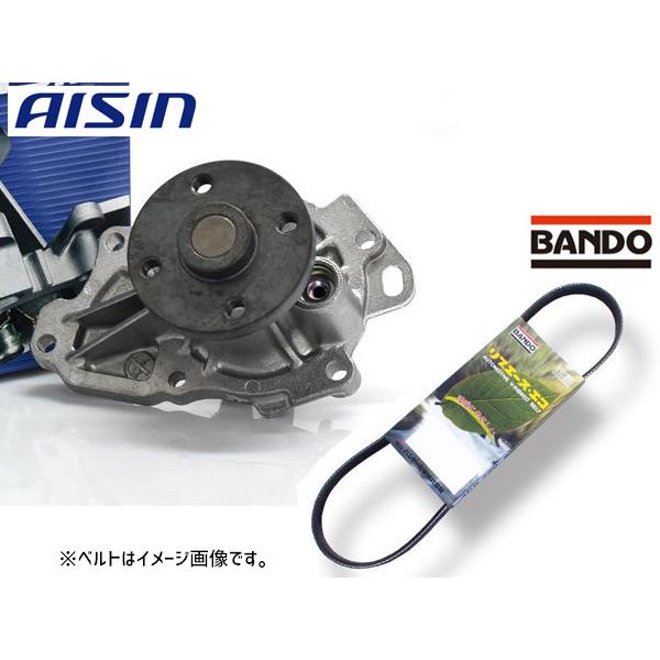アイシン AISIN ウォーターポンプ / バンドー 外ベルト セット■適合車種■メーカー　トヨタ車種　ノア ヴォクシー 型式　AZR60G AZR65G年式　H16.08〜H19.06備考　−ウォーターポンプ　WPT-129　16100-...