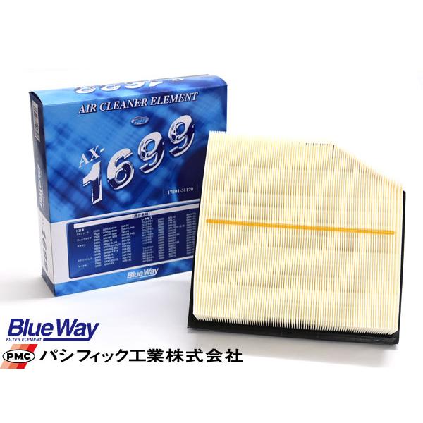 BlueWay ブルーウェイ エアーエレメント AX-1699■エアーエレメントとは…エンジンに吸い込まれる空気をろ過するフィルターの働きをします。空気に含まれるゴミや粉塵を吸収するため、定期的な清掃や交換が必要です。汚れた状態で使い続ける...