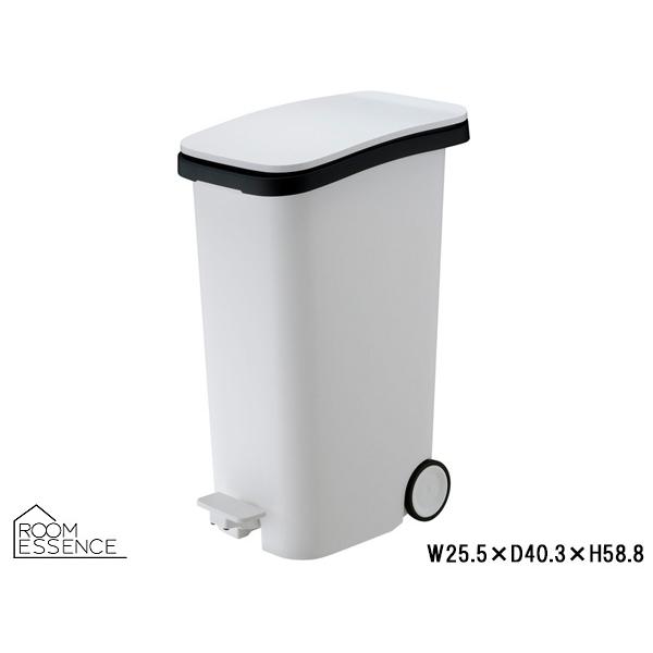 東谷 （あずまや） スムース ペダルダストボックス31 ホワイトシンプルでありながらラグジュアリー感を与えるモダンテイストのダストボックスです。掃除などで動かす時に便利な車輪付き。 AZUMAYA 品番：RSD-621WH商品名：スムース ...