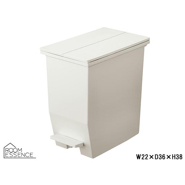 東谷 （あずまや） SOLOW ペダルオープンツイン20L ホワイト棚下やカウンター下に置いたまま捨てられるコンパクトなペダルダストボックス菌につよく、汚れにくい抗菌と防汚のダブル加工メーカー：東谷 （ あずまや AZUMAYA ）品番：R...