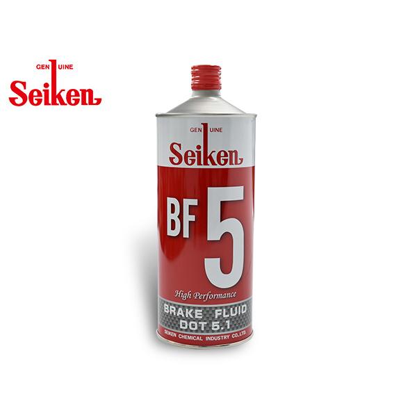 SEIKEN 純正BF5ブレーキ液　1LSeiken ブレーキ液は、厳しい品質管理と技術によってその品質を保証しています■商品詳細 　　名称　自動車用非鉱油系ブレーキ液品番　5100H用途・種類　自動車用ブレーキ装置及び　　　　　　クラッチ...