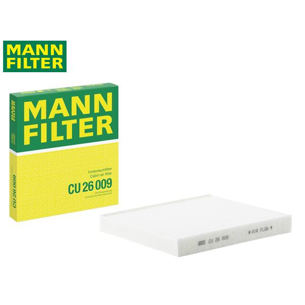 ■MANN エアコンフィルター CU26009・エアコンフィルター(ベーシック/除塵フィルター)除じんフィルターは、流入する空気から粒子を分離します。マンフィルターでは、フィルターの性能に誇りを持っており、有害な粒子を最大95％抽出するため...