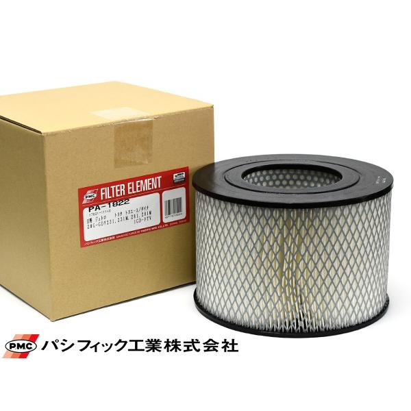 パシフィック工業 PMC エアーエレメント PA-1822■エアーエレメントとは…エンジンに吸い込まれる空気をろ過するフィルターの働きをします。空気に含まれるゴミや粉塵を吸収するため、定期的な清掃や交換が必要です。汚れた状態で使い続けると、...