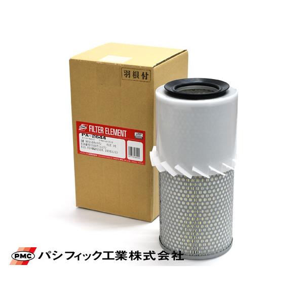 パシフィック工業 PMC エアーエレメント PA-2644■エアーエレメントとは…エンジンに吸い込まれる空気をろ過するフィルターの働きをします。空気に含まれるゴミや粉塵を吸収するため、定期的な清掃や交換が必要です。汚れた状態で使い続けると、...