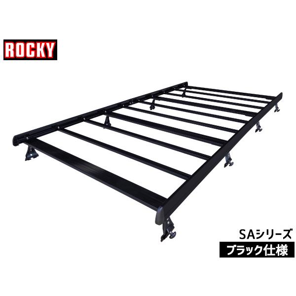 ■ROCKY(ロッキー) ルーフキャリア SAシリーズ ブラック仕様 SA-39BSAシリーズの人気品番に待望のブラック仕様が登場！【適合車種】メーカー：トヨタ車種：ハイエース レジアスエースバンタイプ：標準ルーフ ロングボディ型式：205...