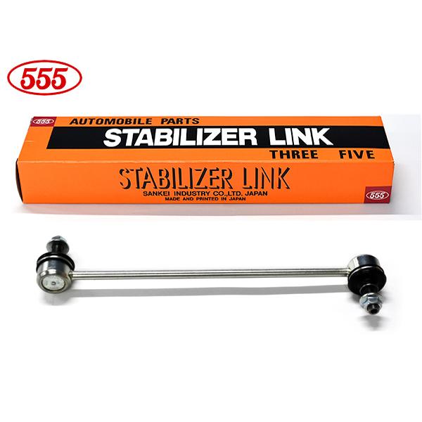 スタビライザーリンク スタビリンク　フロント■品番　 SL-S140-M■製品　555 スリーファイブ 三恵工業■使用箇所　フロント用/ 左右共通■1本入り　（ナット2個付）※車両によってリンクの長さ(品番）が違いますので確認が必要です。※...