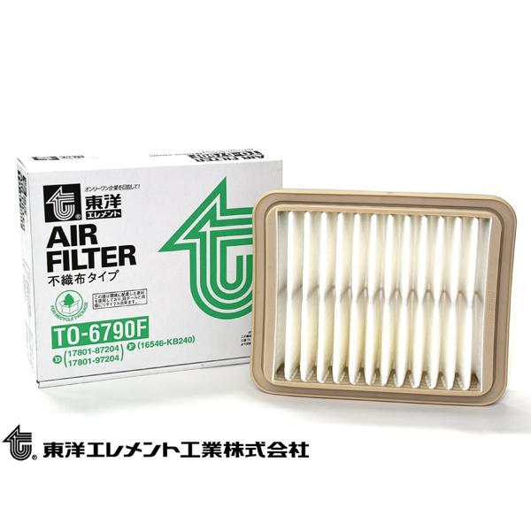 東洋エレメント エアーエレメント TO-6790F■エアーエレメントとは…エンジンに吸い込まれる空気をろ過するフィルターの働きをします。空気に含まれるゴミや粉塵を吸収するため、定期的な清掃や交換が必要です。汚れた状態で使い続けると、エンジン...