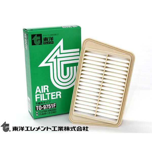 東洋エレメント エアーエレメント TO-9751F■エアーエレメントとは…エンジンに吸い込まれる空気をろ過するフィルターの働きをします。空気に含まれるゴミや粉塵を吸収するため、定期的な清掃や交換が必要です。汚れた状態で使い続けると、エンジン...