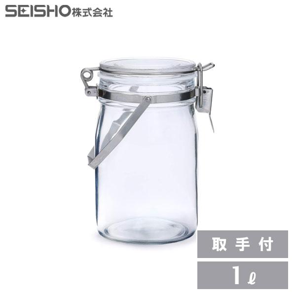 ◆メーカー取寄せ品のため、欠品・生産終了等により発送遅延やキャンセルとなる場合があります。▽●サイズ（約）：胴径106/高177/ 口径86●容量（約）：1,000ml●材質本体：ソーダライムガラスパッキン：シリコンゴム金具：18-8ステン...