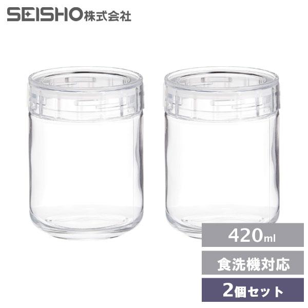◆メーカー取寄せ品のため、欠品・生産終了等により発送遅延やキャンセルとなる場合があります。▽ 商 品 の 仕 様●セット個数：２個●サイズ（約）：胴径84/高115/ 口径67●容量（約）：420ml●材質本体：ソーダーライムガラスフタ：ト...