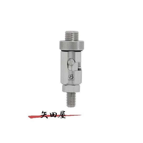 ギャフとシャフトを状況に合わせて固定したり、外してフライングギャフとして使用できるアダプター。ロック＆ロック解除はワンアクションで行えます。ロックショアからボートフィッシングまで対応可能。上部ナットを回すとランディング方法をフライング式かロ...