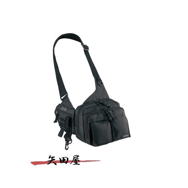 対面6段収納で大満足の収納力。腰にフィットするラウンドカットとショルダーベルトで、ボディーにフィットするラン＆ガン実戦派フルコンタクトエギング専用ボディーバッグです。4号エギまでを20本、3号エギまでを10本の最大30本のエギを個別収納でき...