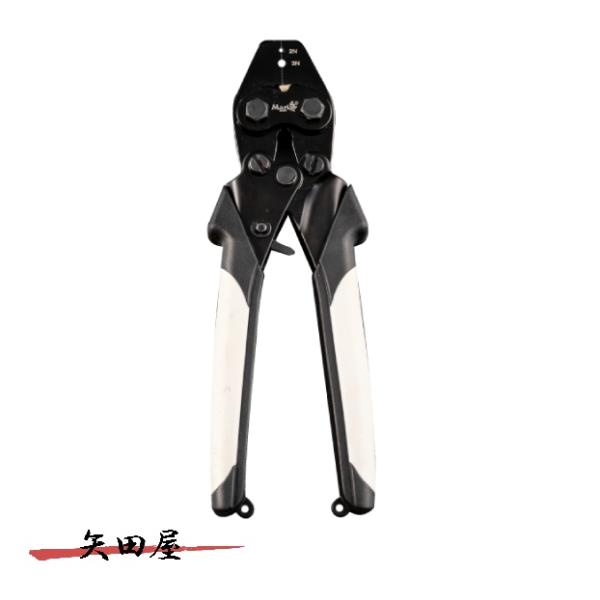 ラチェット式×倍力構造「カチッ・カチッ・カチッ」と音が3回鳴ればかしめ完了！最適な力の伝導で、簡単&amp;確実にスリーブ止めが可能。全長：縦170mm×横71mm重量：270g仕様等はメーカーホームページ等で御確認ください。画像は商品イメ...