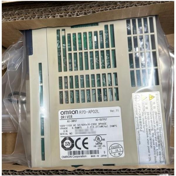 オムロン R7D-AP02LSMARTSTEP Aシリーズ用のACサーボドライバです。100V 200W仕様です。ご注文前に、型式、適合モータ、入力電源、交換対象、接続条件を必ずご確認ください。取付・設定は、対象機器に知見のある方にてお願い...