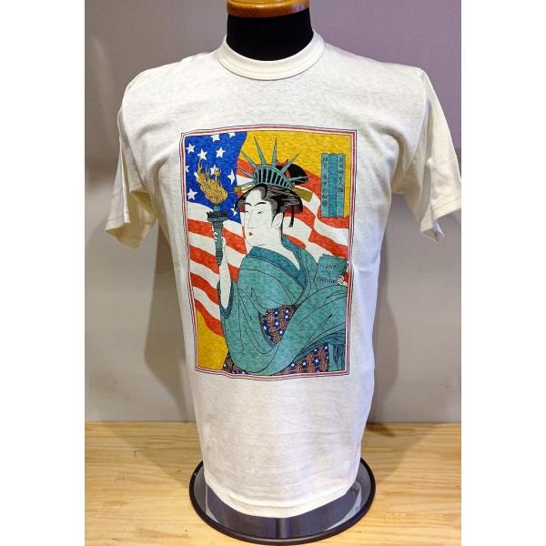 FREEWHEELERS &amp; CO.自由婦女人相" #2125025・50〜60s POWER WEAR PRINTED LABEL・Vintage Style Light Weight Jersey・COTTON 100％柔らかく...