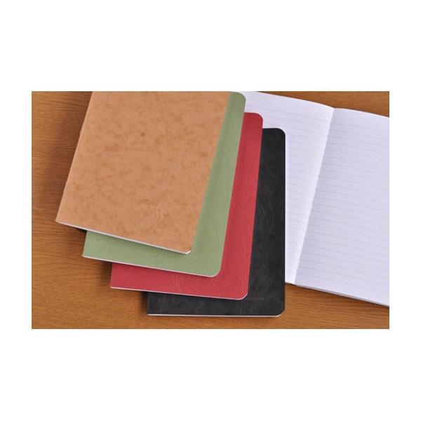 クレールフォンテーヌ（Clairefontaine）  ホチキス留めノート（STAPLED NOTE）  ナチュラルホチキス留めノート横罫-５冊セット