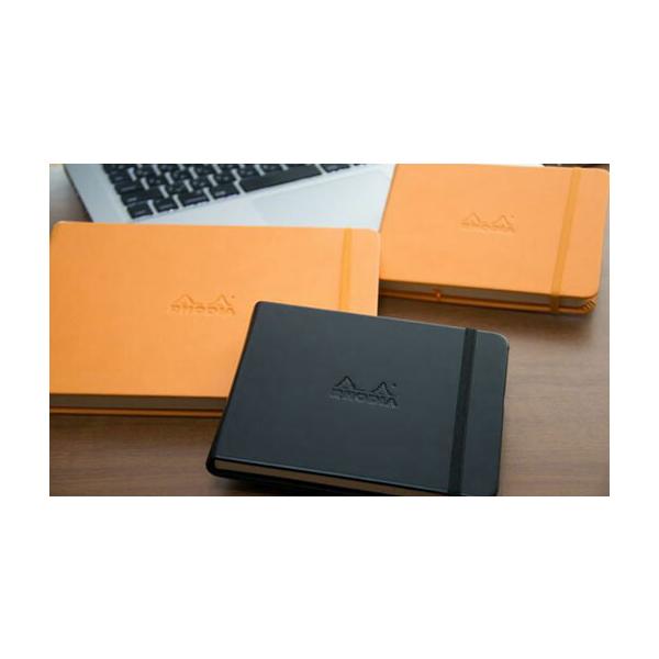 ロディア(RHODIA) WEBNOTEBOOK Landscape【Webbie】 ウェブノートブック/ドット方眼/14x11 【RCP】cf118018-9