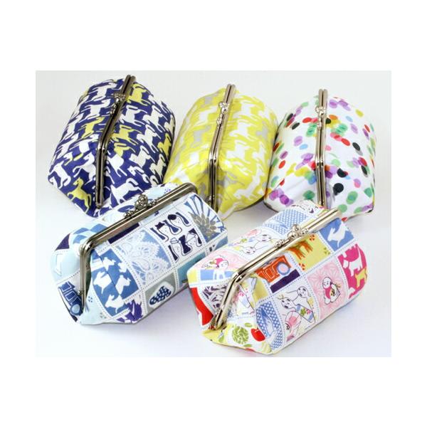SALE!! 夜長堂 レトロモダンなデザイン がま口ポーチ５種 【RCP】