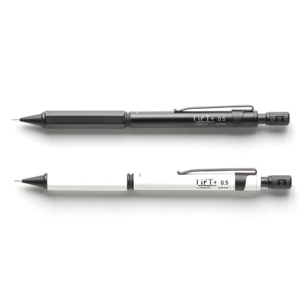 LIFT+ シャープペンシル 0.5mm ブラックorホワイト 紀寺商事/Kitera LI2500.05-BK/LI2500.05-WH入荷しました即納可能です
