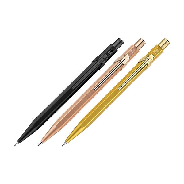 在庫限りSALE!! カランダッシュ（CARAN d'ACHE） メカニカルペンシル 844 ギフトライン  0.5mm MF0844【メーカー希望価格8,800円のところ】