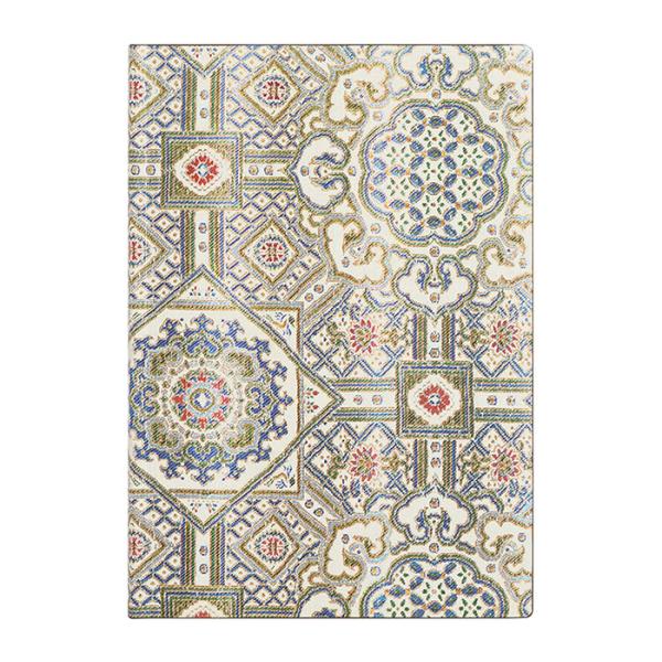 Paperblanks / ペーパーブランクス ノート ソフトカバー Flexis Ashta Sacred Tibetan Textiles ミディ B6 罫線 FB9353-4【名入れ無料サービス中】【ポイント１２倍】