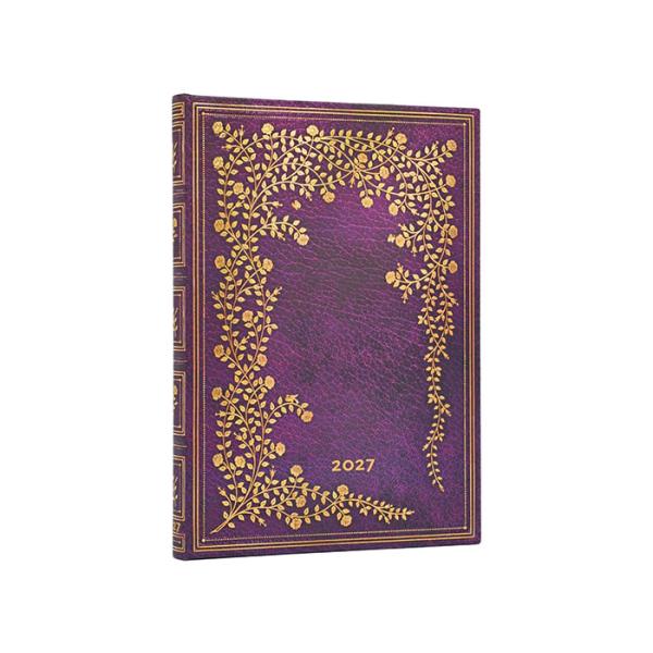 ペーパーブランクス（Paperblanks）2027年度版ダイアリー ハードカバー ミディニューヨーク・ローズ ダイアリー DJ2251-1【９月上旬より出荷予定】【ポイント２倍】【メール便送料無料】
