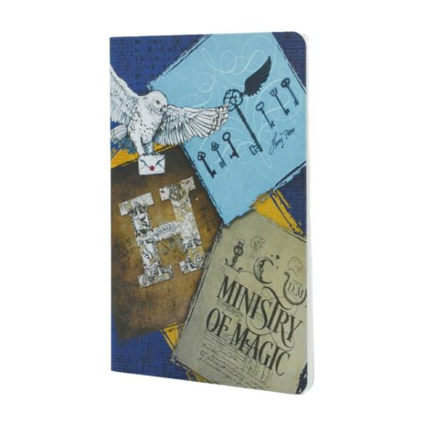 Paperblanks / ペーパーブランクス カイエノート / ハリー・ポッター コレクション「魔法の瞬間」Moments of Magic Notebook 中綴じ 全80 ページでミシン目入り A5 罫線 CBD65593月上旬入荷予定