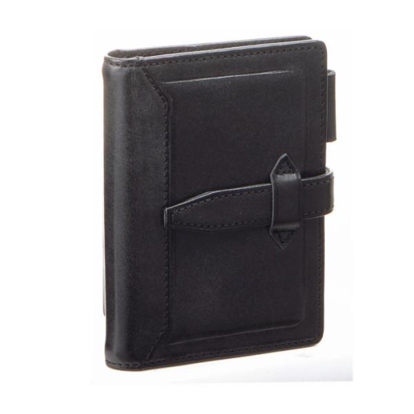 ダ・ヴィンチグランデ システム手帳（Davinci） ロロマクラシック/ ヌメ革（牛革） mini5 サイズ　ブラック/ リング　内径11mm DPM3034B　ブラック【ポイント10倍】【メーカーオリジナル名入れ選択可】