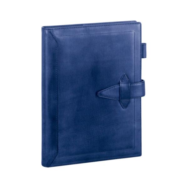 ダ・ヴィンチグランデ システム手帳（Davinci） ロロマクラシック/ヌメ革（牛革） A5サイズ　ブルー/リング内径20mm DSA3010A　ブルー【メーカーオリジナル名入れ選択可】