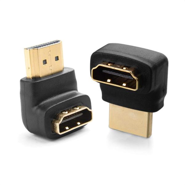 【商品概要】【L字型HDMI変換アダプタ】HDMI L型 アダプタを使用して、HDMIケーブルをパソコン、ゲーム機、メディアストリーマースティック、Blu-rayプレーヤー、UHD TV、モニター又はプロジェクターなどHDMI入力を搭載した...