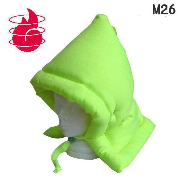 (財)日本防炎協会認定品Ｍサイズ（小学生用 子ども用）防災頭巾 M26サイズ:約27×45×7cm  表地:アクリル系カネカロン100%　難燃糸使用 裏地:アクリル系カネカロン100%　難燃糸使用 中綿:難燃ポリエステル70%　ポリエステル...