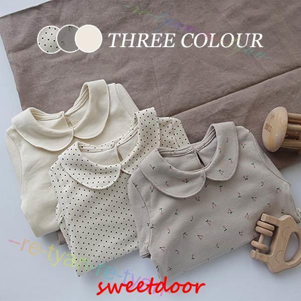 長袖カットソーカラー ホワイト、ドット柄、グレー花柄サイズ サイズ（ｃｍ）：70：参考身長7080：参考身長8090：参考身長90100：参考身長100※平置き採寸となりますので、1-2cmの誤差についてはご容赦下さい。生産国 中国注意■製...