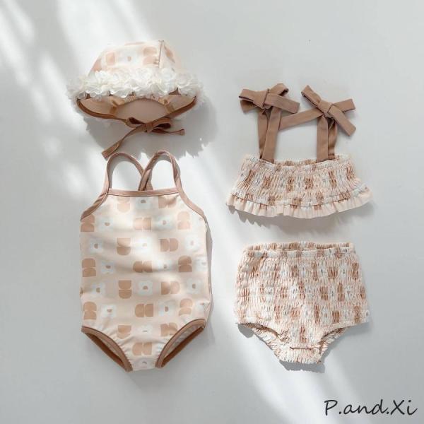 フリルが女の子らしくてキュートなレオタードタイプの水着です。バックスタイルも可愛いですよ◎素材：ポリエステル製作元 中国(チャイナ)水着の取り扱いご注意◆濡れたまたビニール袋に密封し長時間放置しますと色移りすることがありますのでご注意くださ...