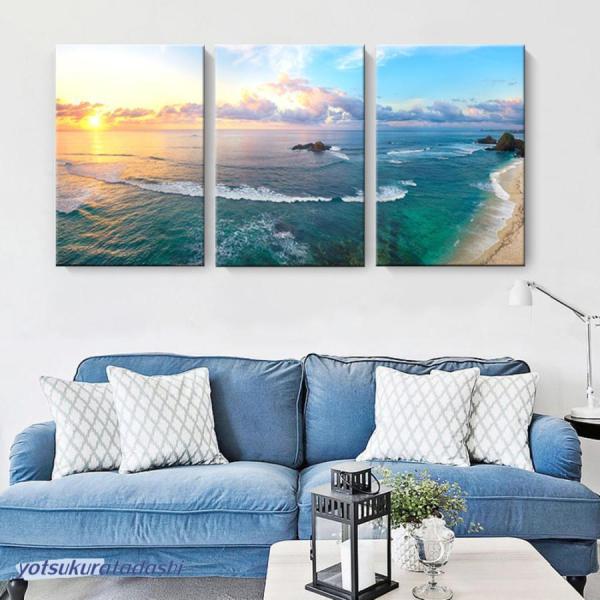 3枚セット 絵画 海 インテリア ファブリック 絵  30×40cm  壁掛け アートパネル リビング プレゼント アートフレーム 飾る3枚セット 絵画 海 インテリア 絵　アートフレーム  30×40cm　現代絵画　壁掛け 壁絵　おしゃれ...