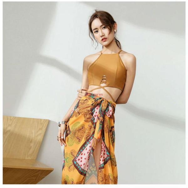 誰よりもいっそう高級感が溢れる一品です。水着は機能性だけでなく、ファッション性も求められてる今日、この水着を着てプールや砂浜で輝きましょう。【商品素材】：Polyester+spandex【フリーサイズ】：S/M/L/XLサイズ対応【カラー...