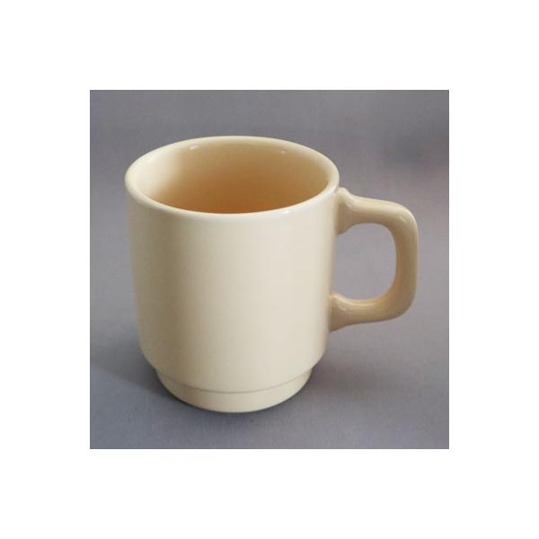マグカップ　色　：クリームサイズ：口径8.1cm×高さ9.2cm、持ち手込み幅11.6cm重　量：290g容　量：満水時330cc（サイズ・重量・容量表示で多少の誤差はご了承下さい）素　材：陶磁器生産国：日本　美濃焼仕　様：電子レンジ可・食...