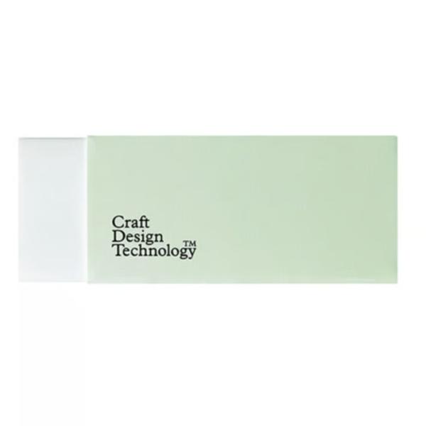 販売元：ＣＤＴ　クラフトデザインテクノロジー製造元：ぺんてるパッケージ：なし本体サイズ　65×26×13mm素材のハイポリマーは消字性に優れ、消し屑が少ないのが特徴。ケースには再生紙を使用したエコな一面もあり、色は日本の伝統色である『白緑（...