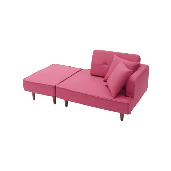 セルタン　CELLUTANE　コンパクトカウチソファ　2人掛け「NAP」A969p-632RO　ローズピンク 448