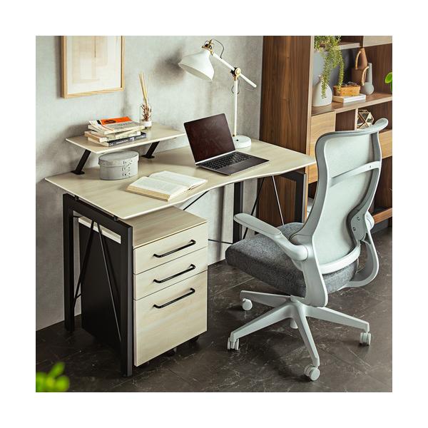 東馬（Tohma）　ブラン　120　デスク　WH　幅120×奥行60×高さ90（cm）　ホワイト　54684740 448