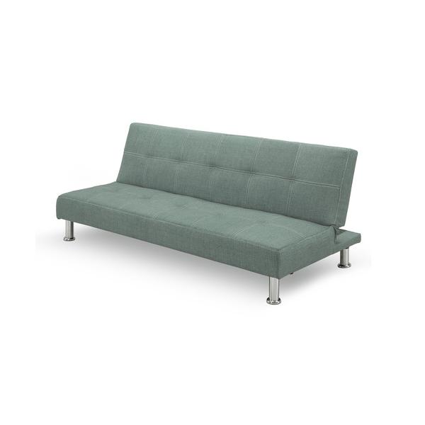 【期間限定大特価】サンコウ　コキア　F　お手入れしやすい生地　3段階リクライニング　ソファベッド　ライトグリーン　ファブリック　幅180×奥行79×高さ78cm 448