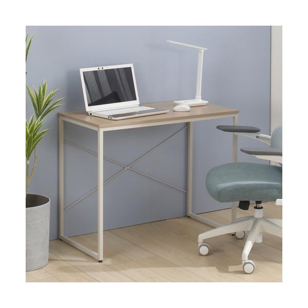 ヤマダオリジナル　デスク　シトウ　幅90×奥行48×高さ72cm　コンパクト　シンプル　ホワイト 448