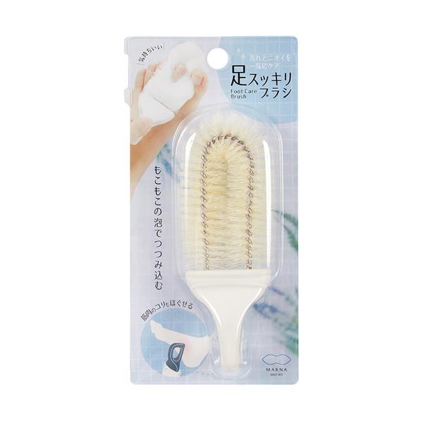 マーナ　B705　足スッキリブラシ　ホワイト 446