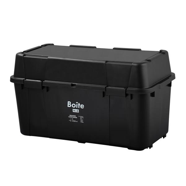 ベストコ　Boiteガレージベランダコンテナ105L　ブラック　MA-4017 446