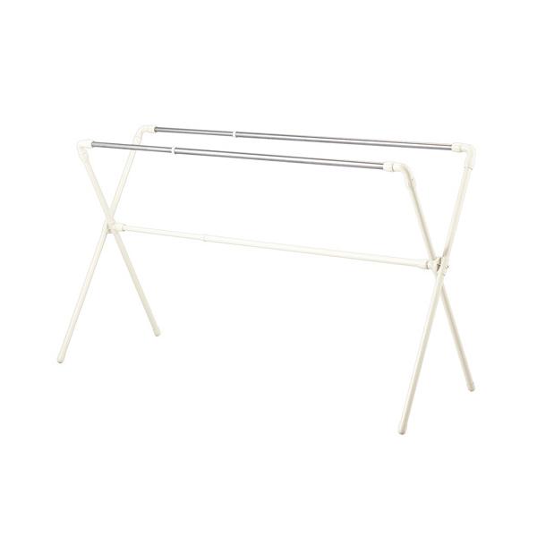 NY-288　軽くてラクラク4枚布団干しX型　ライトグレー 446