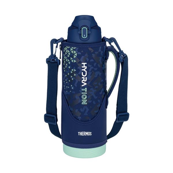 THERMOS　サーモスFJS-1500F-NVMT　真空断熱スポーツボトル　ワンタッチで簡単オープン　1500ml　ネイビーミント 446