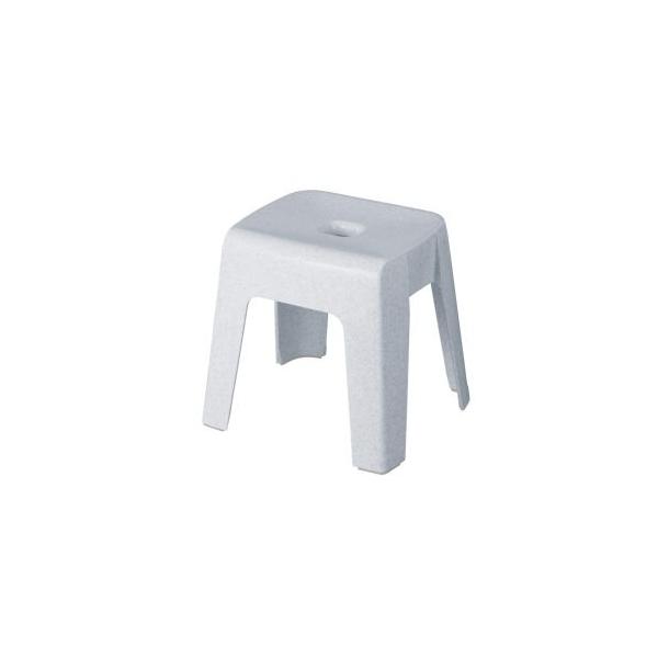 新輝合成　ユニードマグネット付バスチェアMB33ホワイトストーン 446